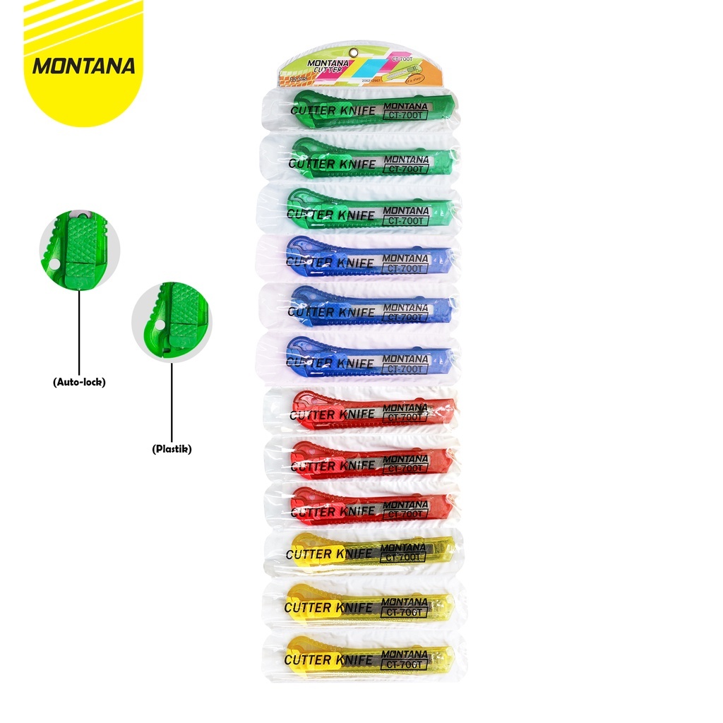 Jual Cutter Murah/Pemotong Montana CT-700 Warna Warni | Shopee Indonesia