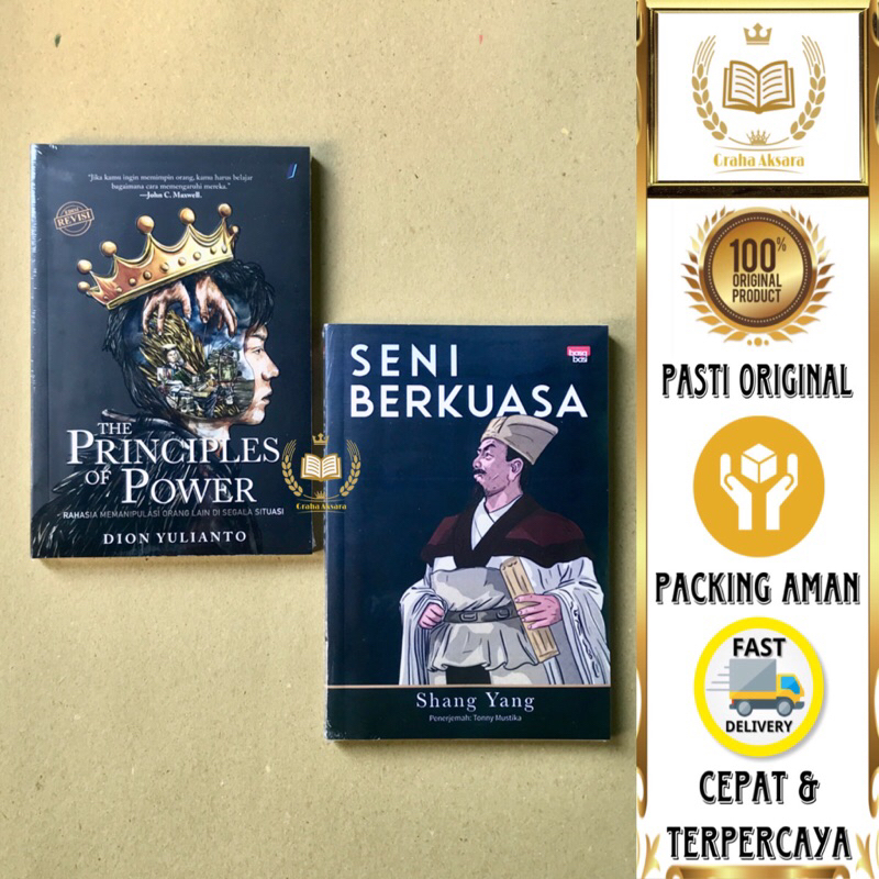 Jual Paket Buku The Principles Of Power & Seni Berkuasa - Buku Original ...