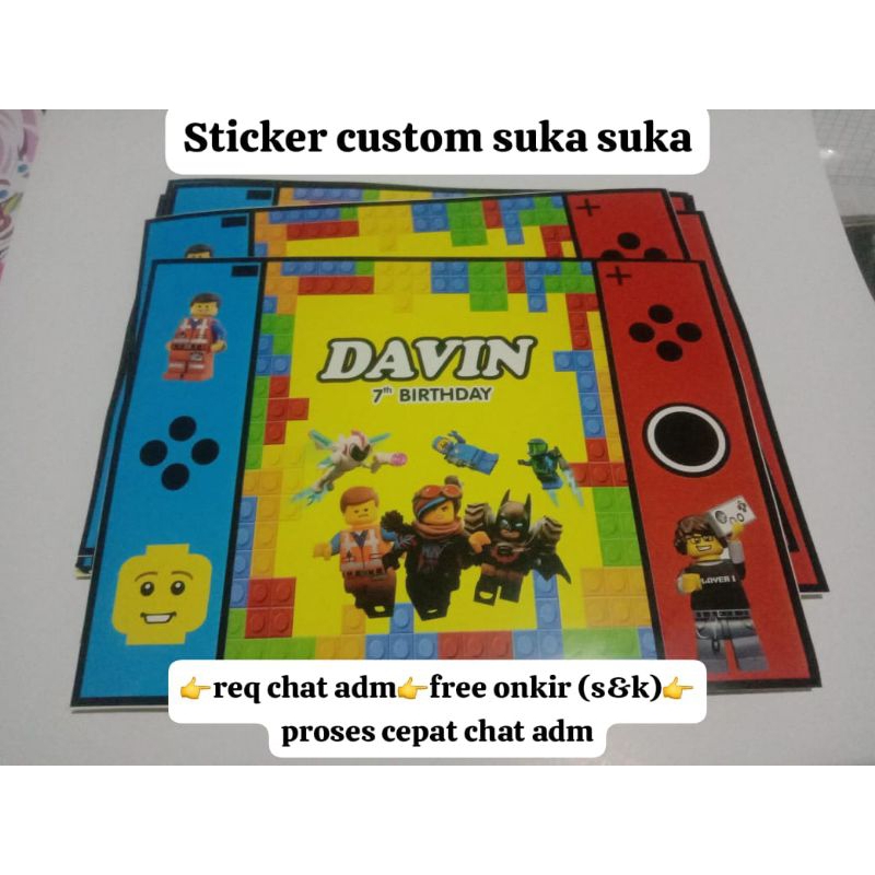 Jual sticker custom sticker nasi sticker custom sticker nasi sticker ...