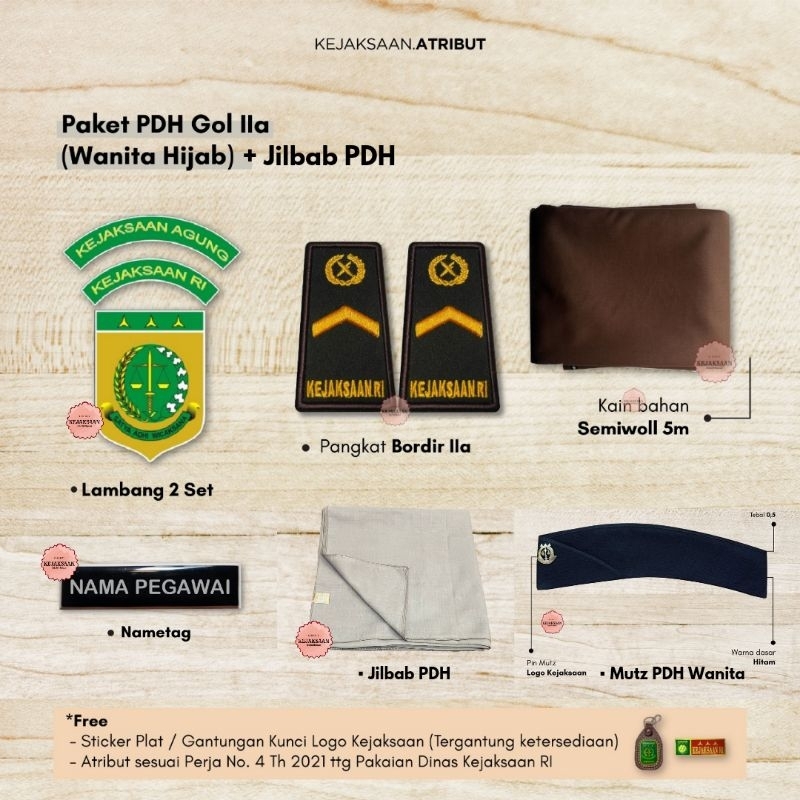 Jual PAKET PDH Gol 2a, 2c - Pakaian Dinas Harian CPNS Kejaksaan ...
