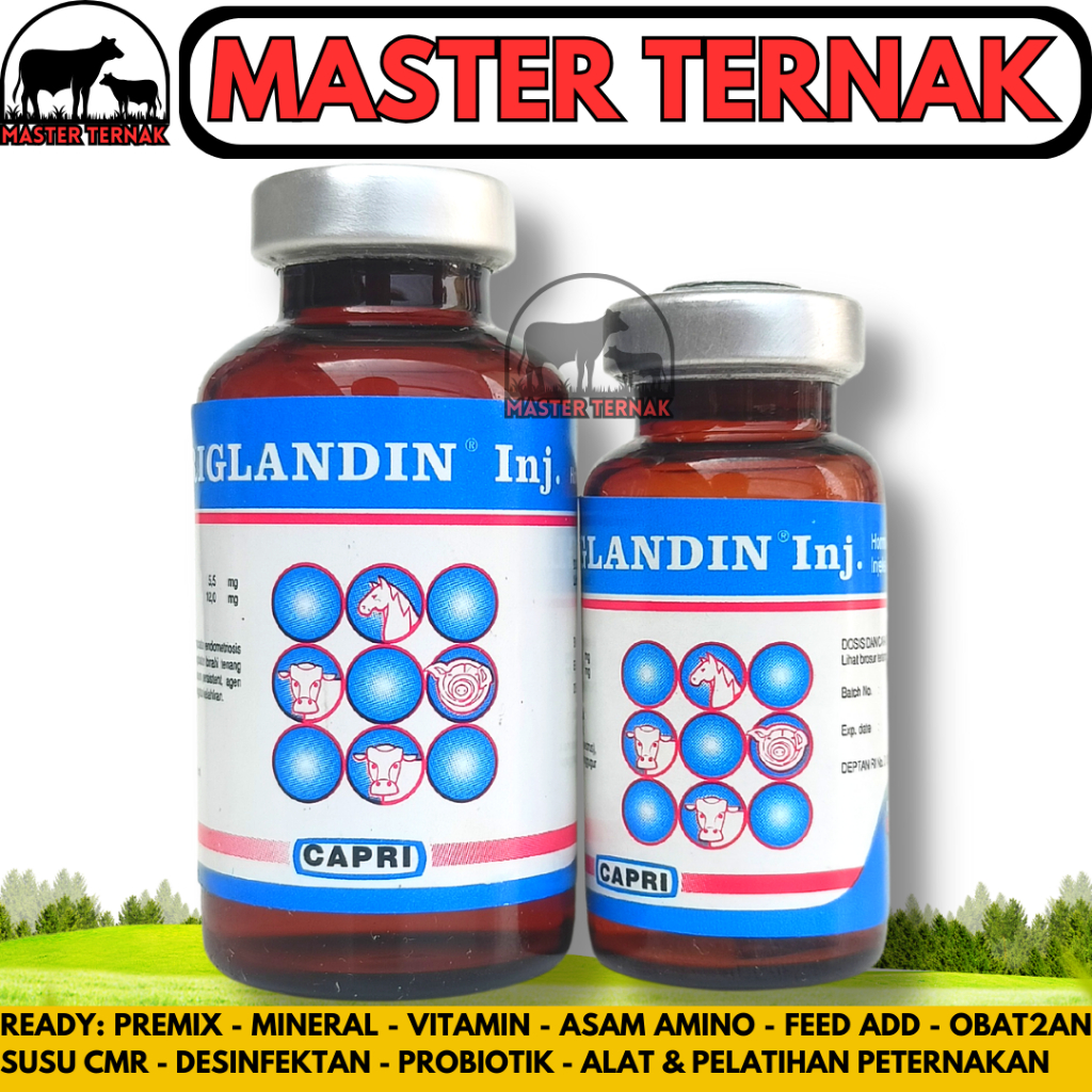 Jual CAPRIGLANDIN INJ 20 ml - Hormon Sinkronisasi Estrus Sapi Kambing ...