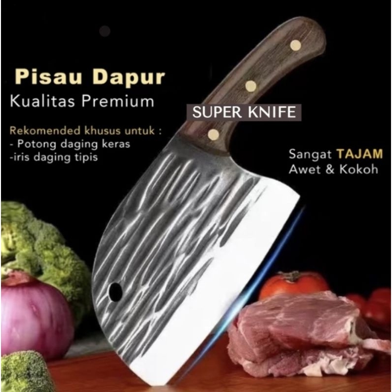 Jual Pisau Daging Pisau KOKI JAPANESE Pisau Dapur Alat Pemotong Daging ...
