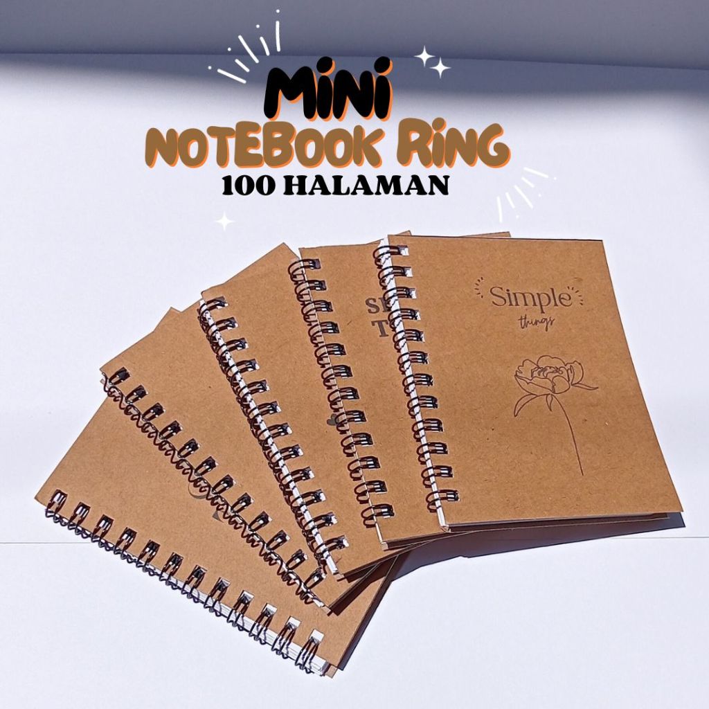 Jual Buku Tulis Spiral Mini Notebook Buku Kecil Vintage Aesthetic ...