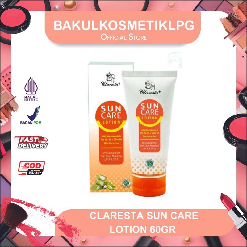 Jual CLARESTA SUN CARE LOTION 60GR | Shopee Indonesia