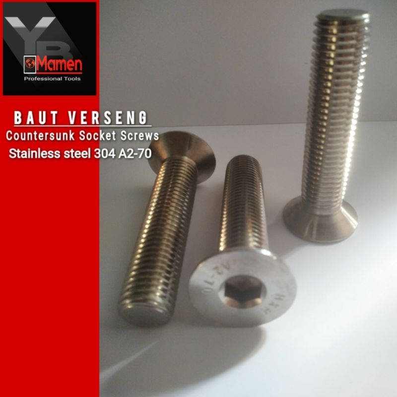 Jual Baut L Verseng M16 stainless (ss340 - A2-70) | Shopee Indonesia