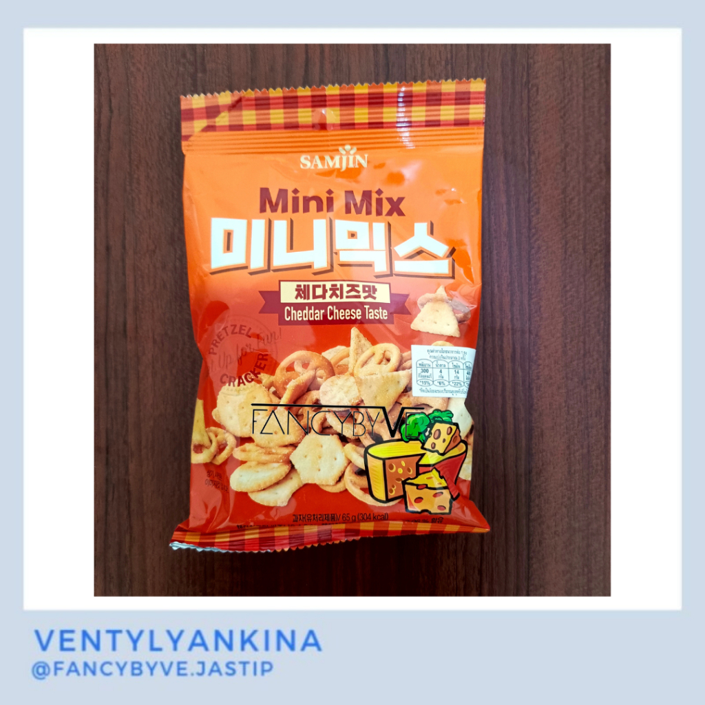 Jual SAMJIN PRETZEL MINI MIX CHEDDAR CHEESE (ORIGINAL JASTIP BANGKOK ...