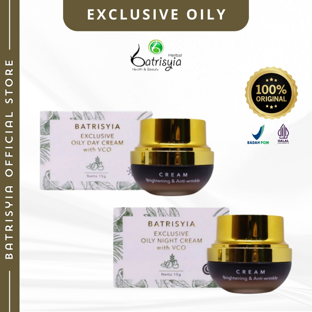 Jual Batrisyia Cream Exclusive Oily Day & Night | Shopee Indonesia