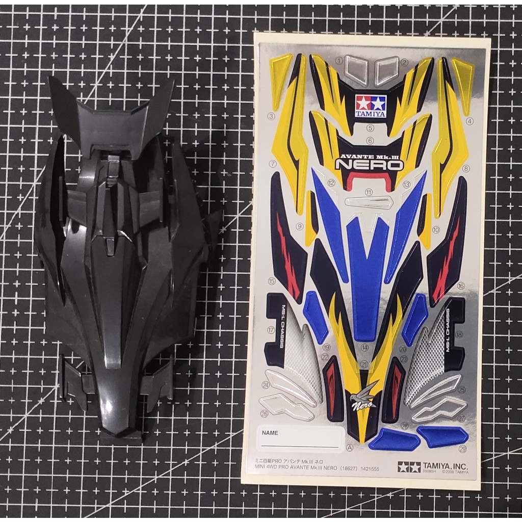 Jual Tamiya 18627 Body Avante Mk.III Nero (MS Chassis) | Shopee Indonesia