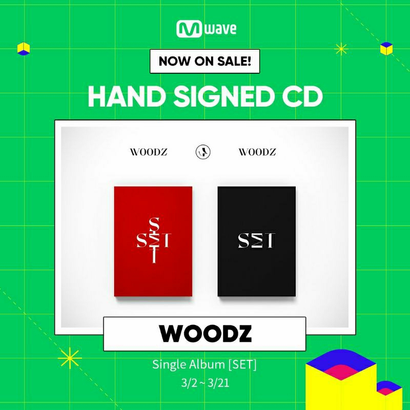 Jual Readystock official signed Album WOODZ SET MWAVE SHOP cho ...