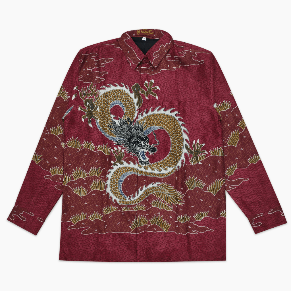 Jual Kemeja Batik Pria Lengan Panjang Bahan Dobby DA72 Lapis Trikot M L ...