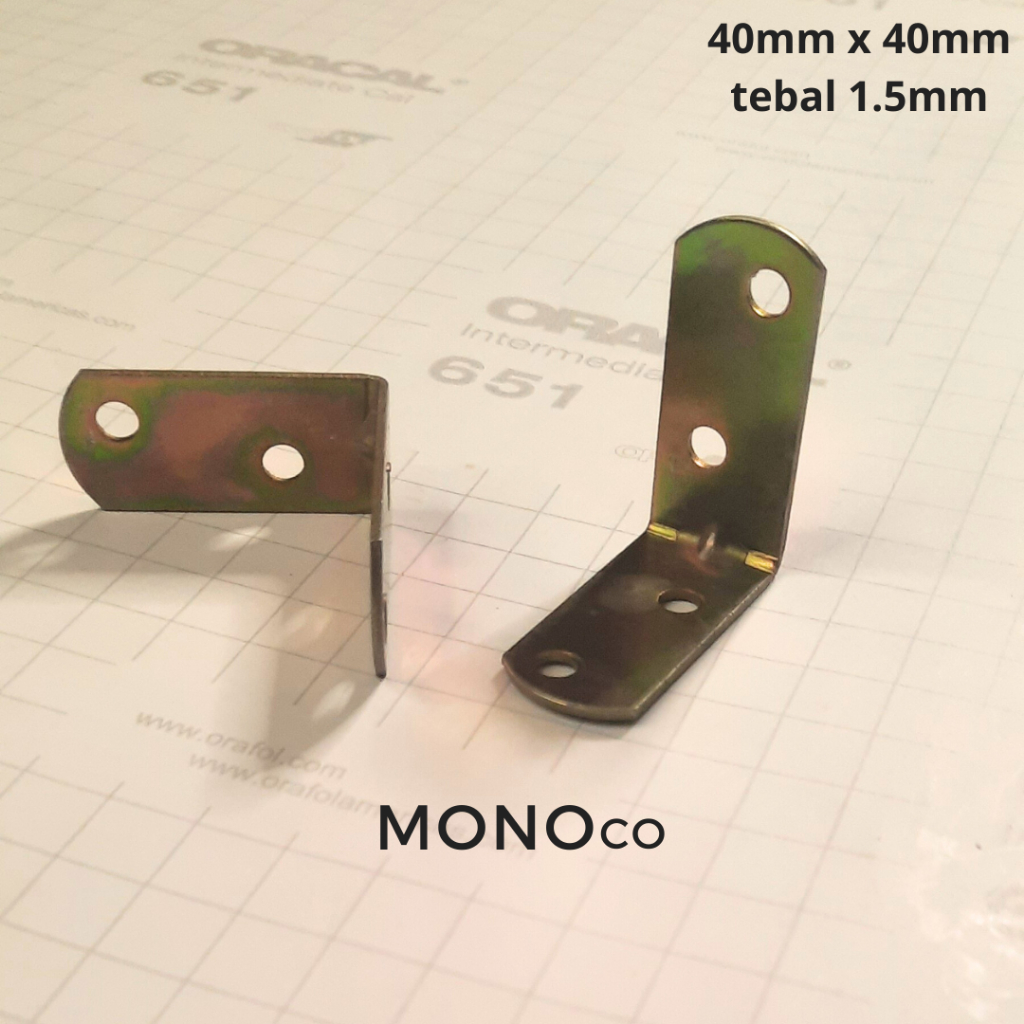 Jual Siku Rak Verseng / Plat Siku L Besi 4x4 cm Siku L Rak Verseng besi ...