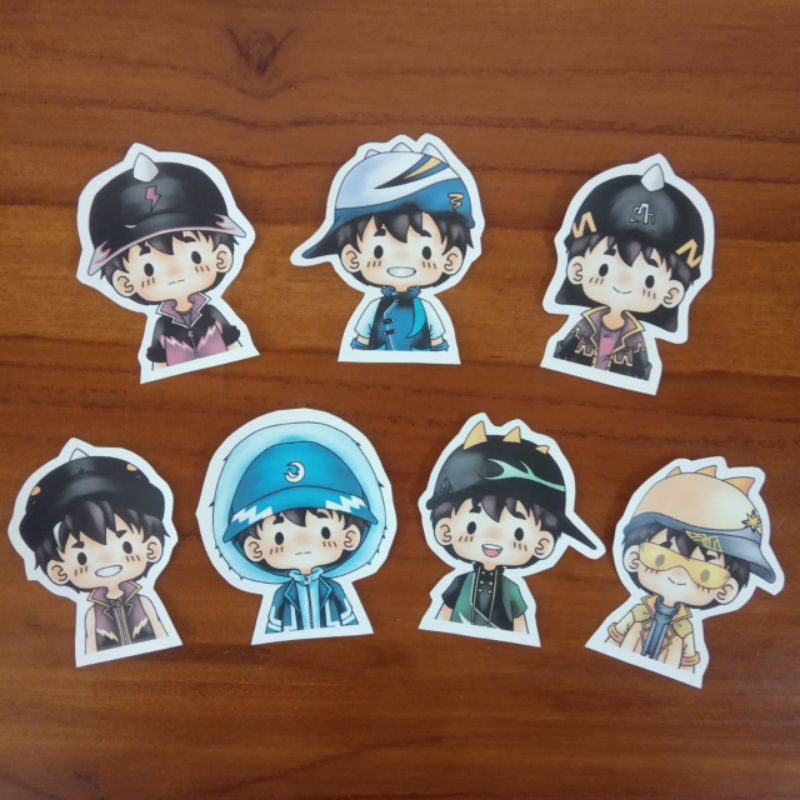 Jual AESTHETIC JOURNALING STICKER || Boboiboy Elemental level 2 Die Cut ...