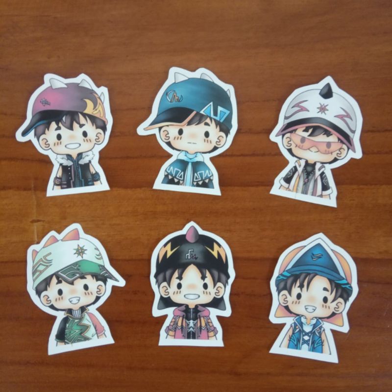 Jual AESTHETIC JOURNALING STICKER || Boboiboy Elemental Fusion Die Cut ...