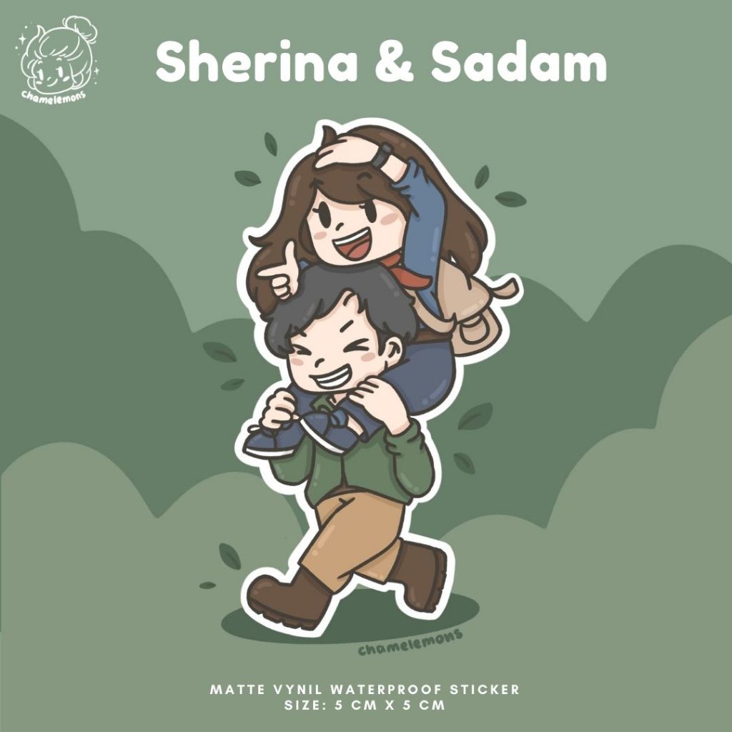 Jual Sherina & Sadam from Petualangan Sherina 2 - Waterproof Vynil ...