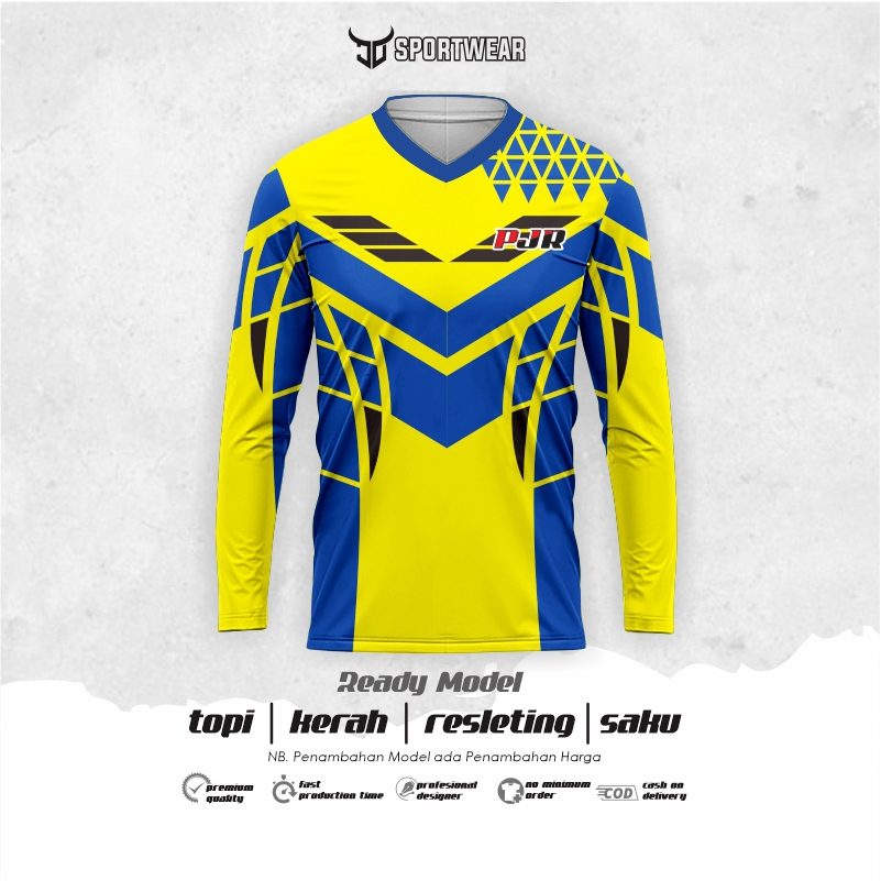 Jual jersey merpati kuning biru full printing custom satuan murah ...