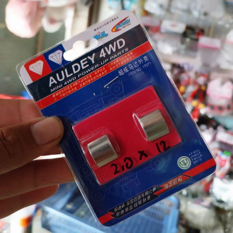 Jual Magnet Auldey 2 x 12 Magnet Tamiya Super Strong Auldey ORIGINAL ...