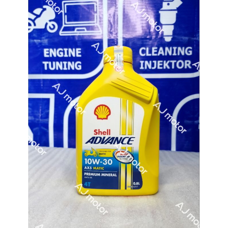 Jual OLI SHELL ADVANCE MATIC AX5 0.8L 10W-30 ORIGINAL ALL MATIC ...