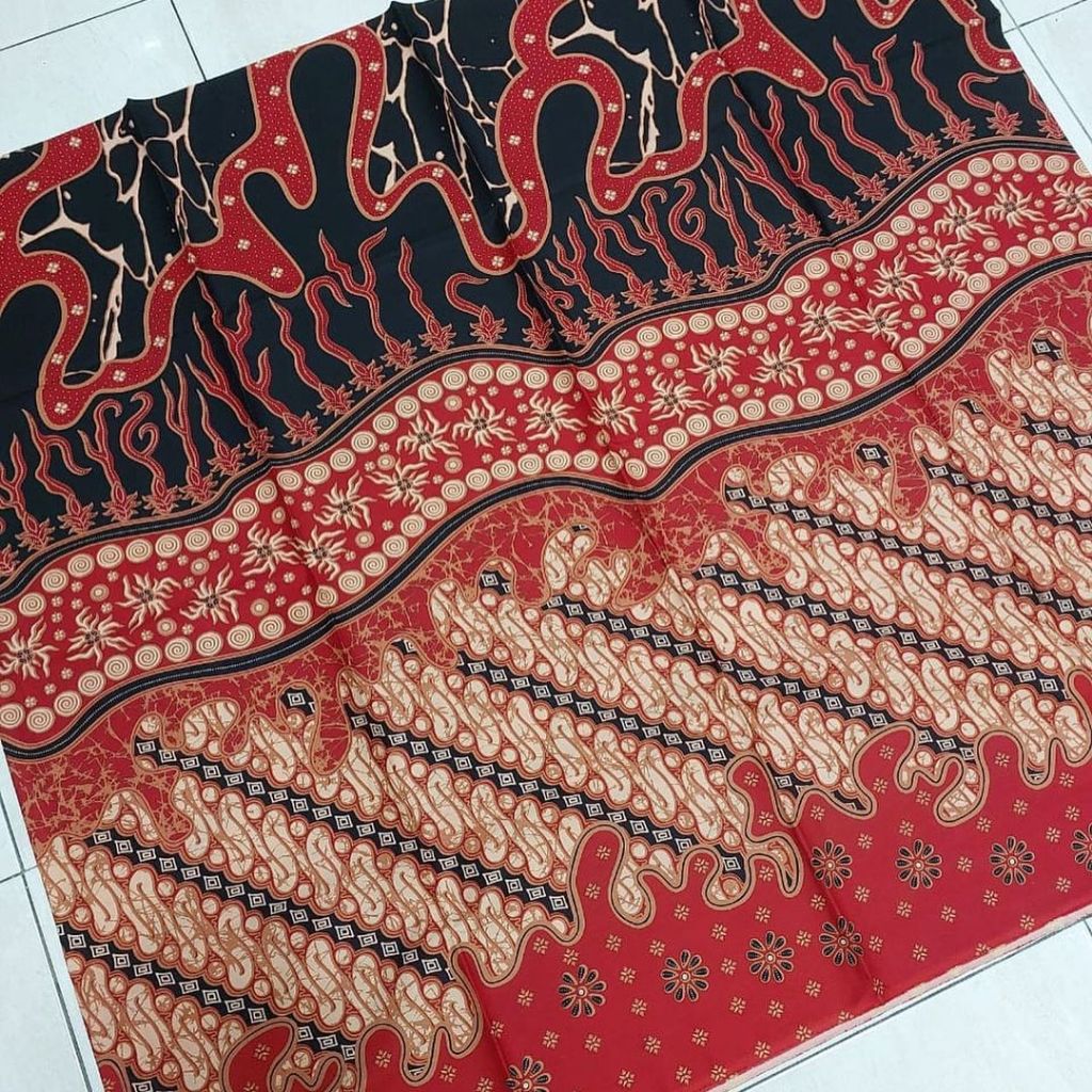 Jual Kain Batik SOLO motif galaran parang abstrak | Shopee Indonesia