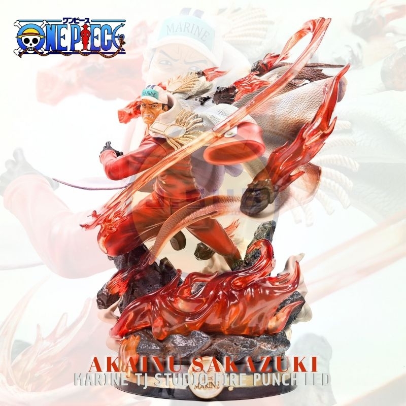 Jual Action Figure Admiral Akainu Sakazuki Statue Onepiece TJ Studio ...