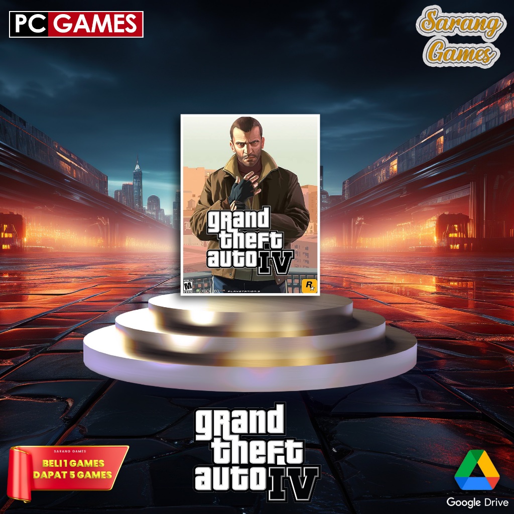 Jual Grand Theft Auto IV ( GTA IV ) - Game PC - Game Laptop | Shopee ...