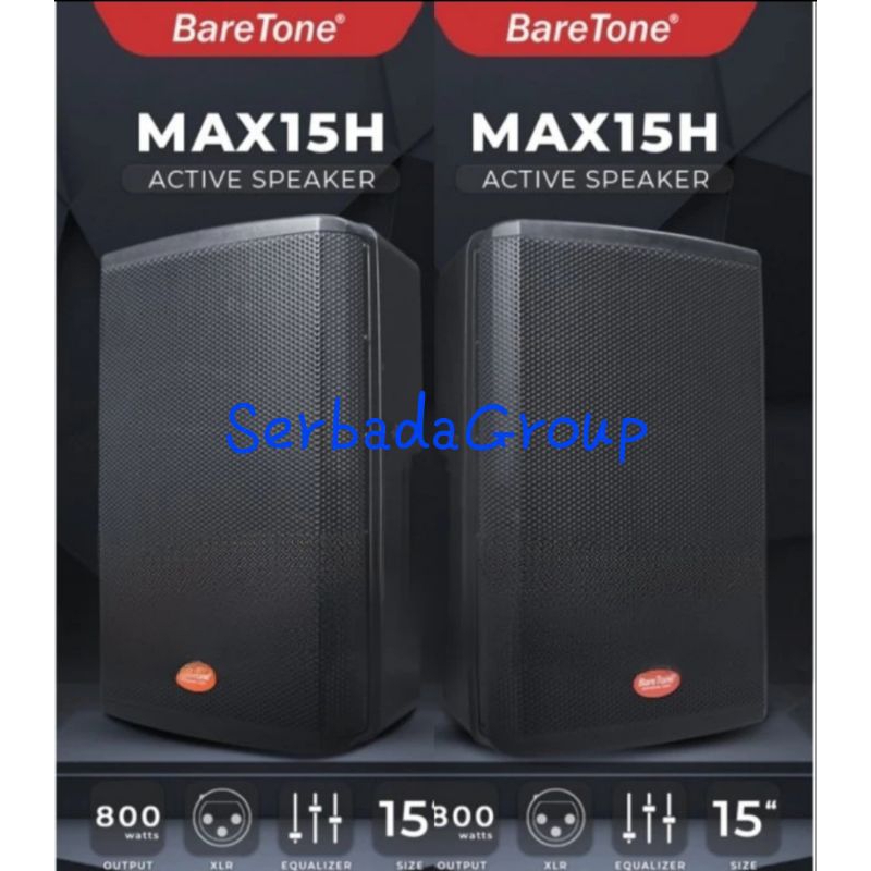 Jual Speaker Aktif Baretone Max 15h / Baretone Max15h 800watt x2 15inch ...