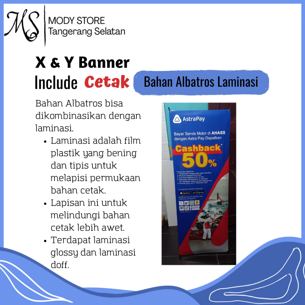 Jual X Banner / Y Banner / Rangka X Banner / Rangka Y Banner / Cetak X ...