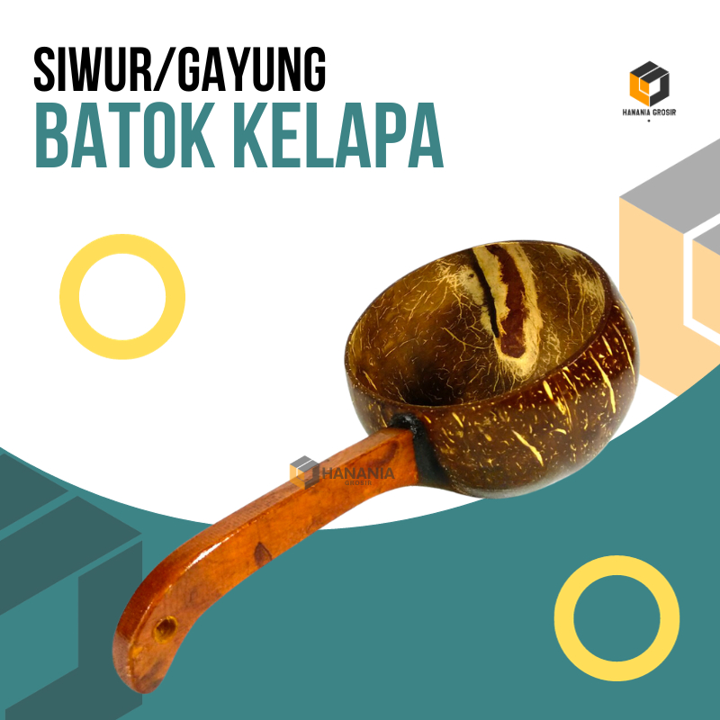Jual Siwur Batok Gayung Batok Gagang Pendek Gayung siraman batok kelapa ...