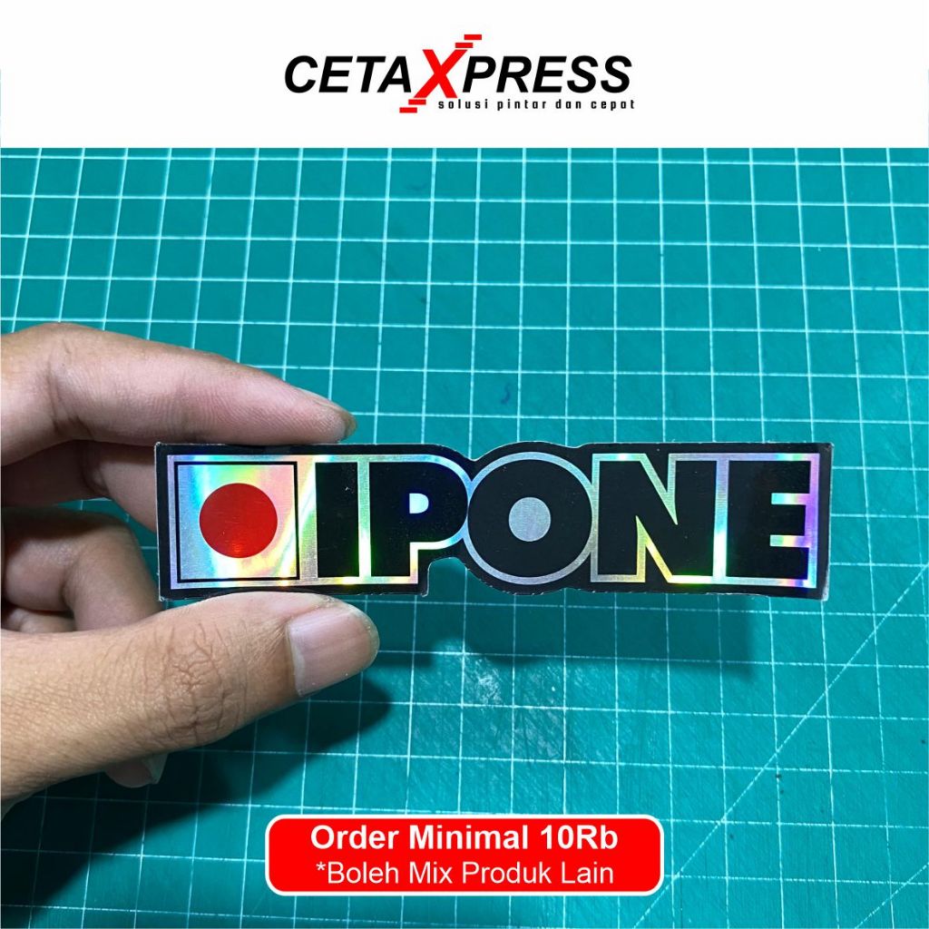 Jual STICKER IPONE HOLOGRAM | Shopee Indonesia