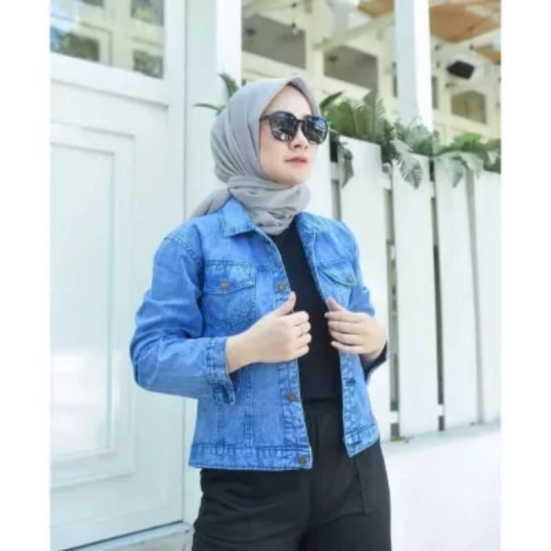 Jual Jaket Wanita Jeans Biondy Biondi Kekinian Jaket Jumbo XXL | Shopee ...