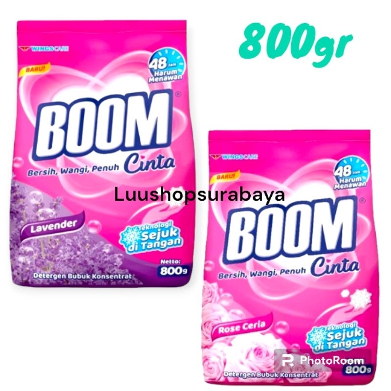 Jual Boom Detergen Bubuk Cinta 800gr | Shopee Indonesia