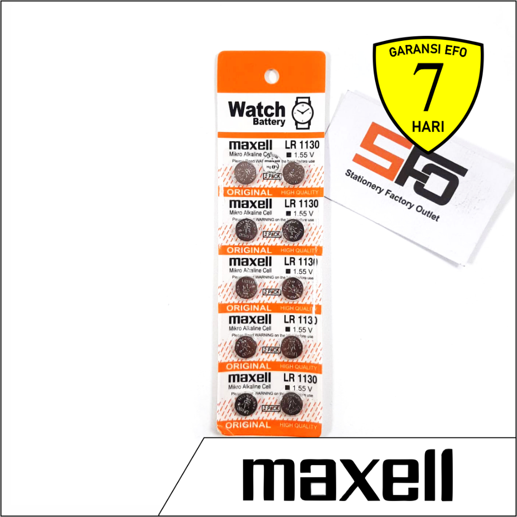 Jual Baterai Kancing Maxell AG10 LR1130 - AG 10 LR 1130 - SFO Semarang Official | Shopee Indonesia