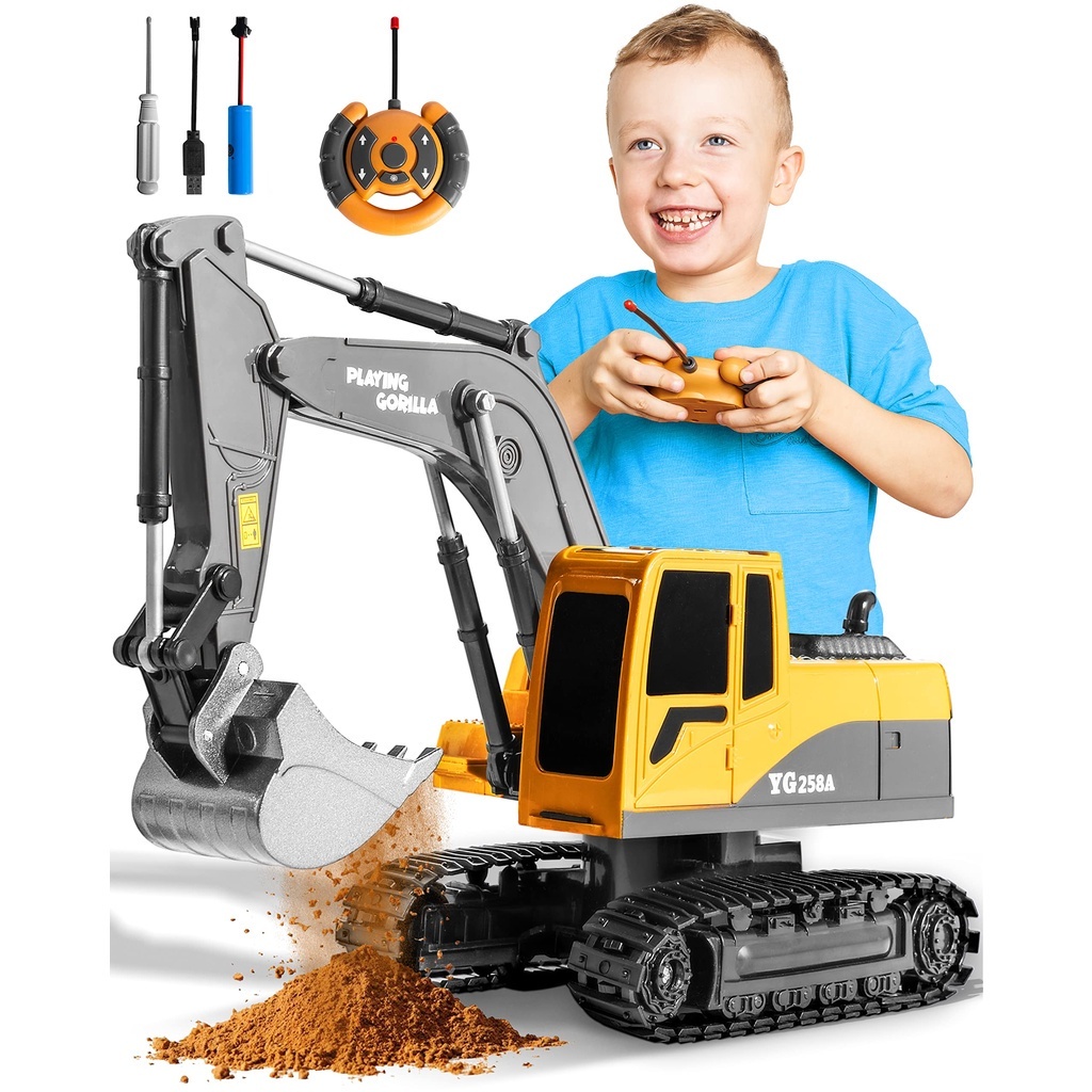 Jual Tatajoy 1:14 Mainan Excavator Remote Control Besar 14Channel ...