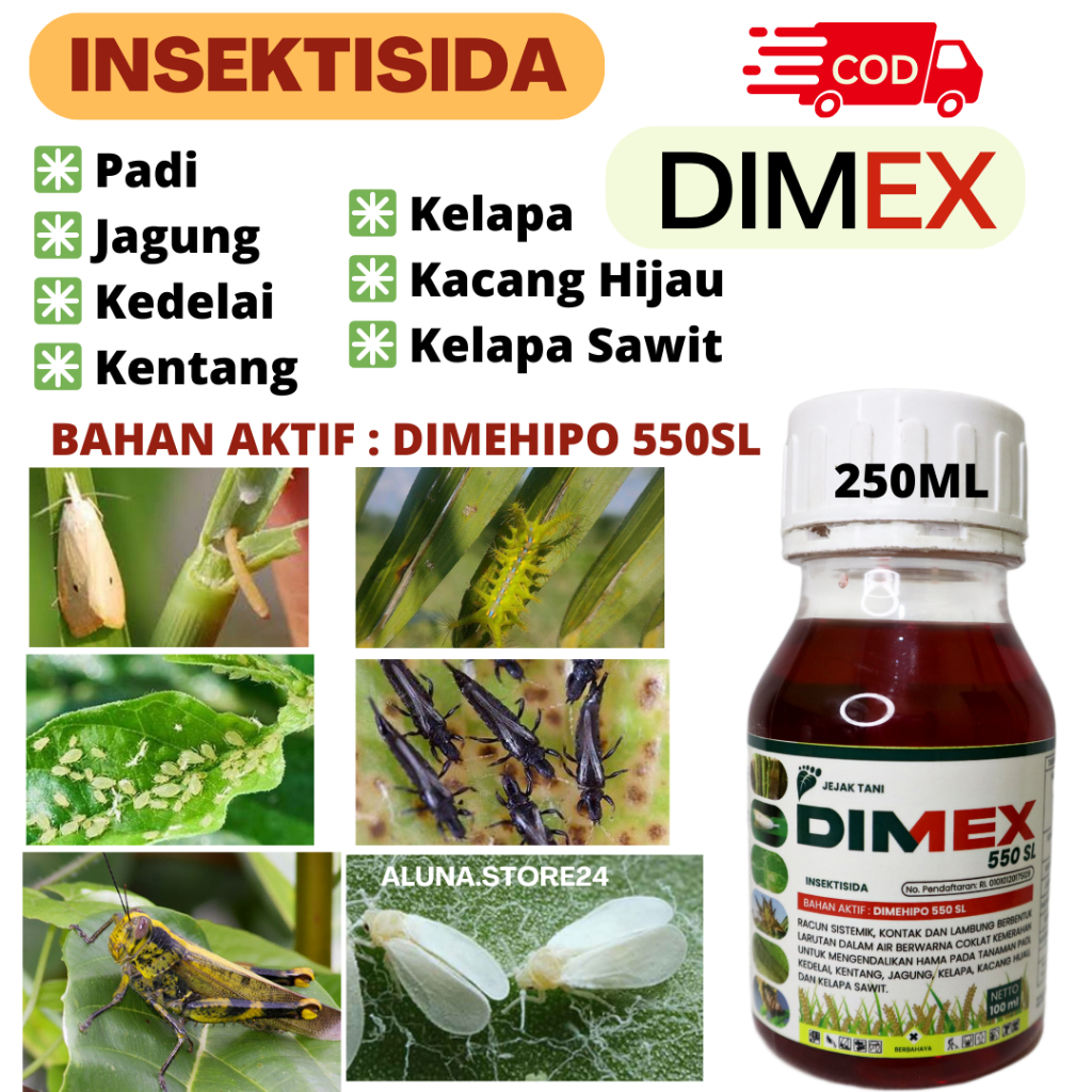 Jual Insektisida Dimehipo 550SL Pembasmi Hama Wereng Penggerek Batang Kupu Putih Penggerek ...