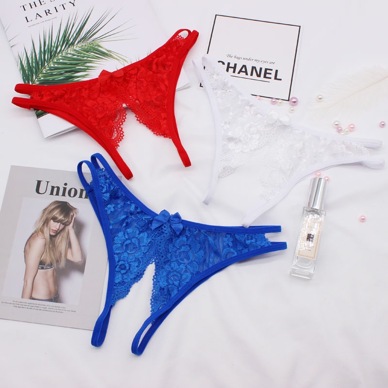 Jual Celana dalam Wanita jumbo Sexy Renda Open Crotch G String C1220 | Shopee Indonesia