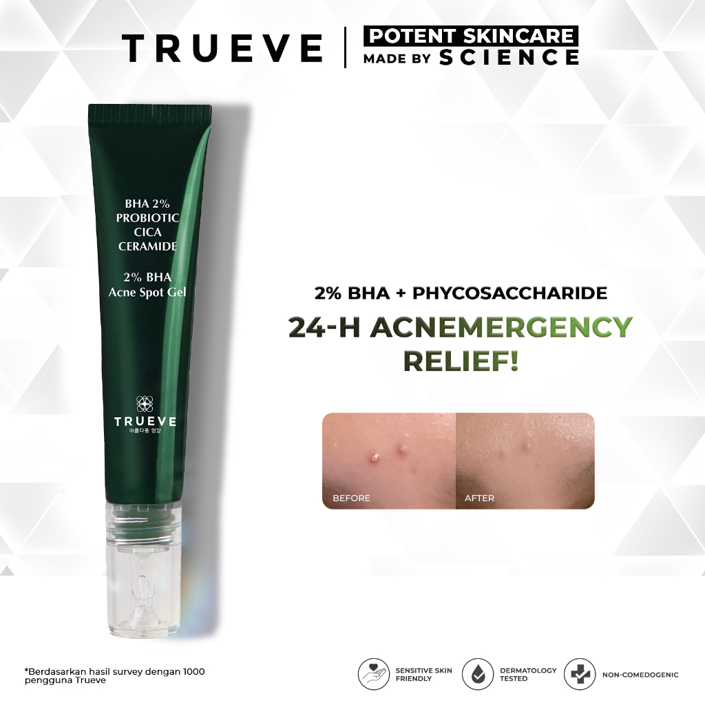Jual TRUEVE Acne Spot Gel (2% BHA + Phycosaccharide AC + CICA ...