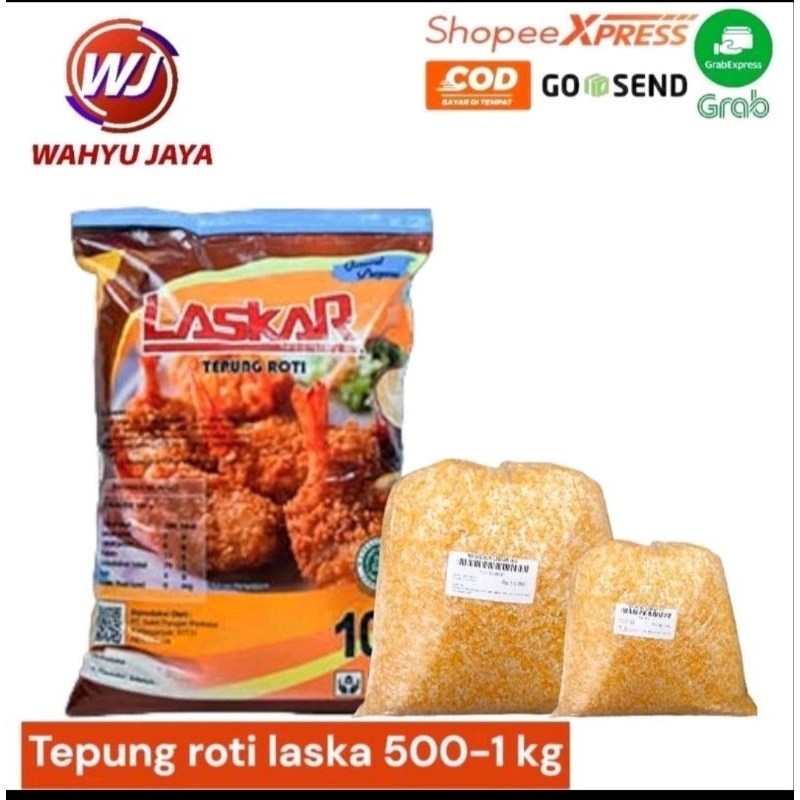 Jual Tepung Roti laskar repack Uk. 500gram-1Kg | Shopee Indonesia