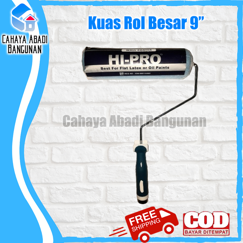 Jual Kuas Roll Cat Tembok Besar 9 Inch | Shopee Indonesia