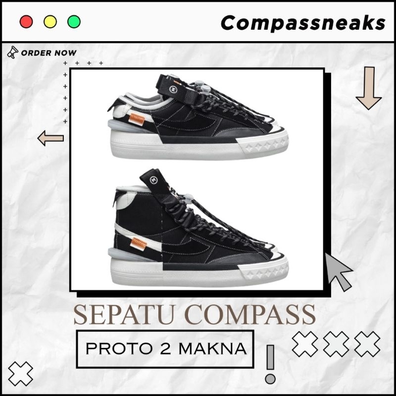 Jual [ORIGINAL]COMPASS PROTO 2 X MAKNA LOW/HIGH | Shopee Indonesia