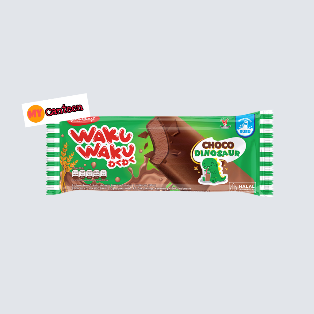 Jual Ice Cream Glico Waku waku Choco Dinosaur | Shopee Indonesia