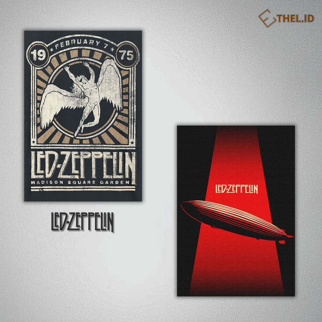Jual Poster Kayu Pajangan Hiasan Dinding Wall Decor - Led Zeppelin ...