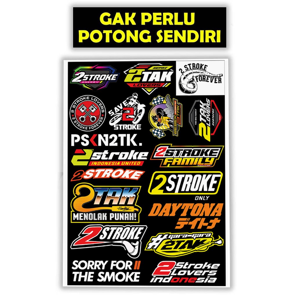Jual Stiker Motor 2 Tak, Sticker Motor 2 Tak, Stiker Motor Keren ...