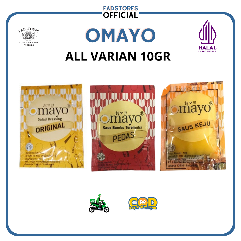 Jual Mayones Omayo Original 10gr - Mayones Omayo Pedas 10gr - Mayones ...