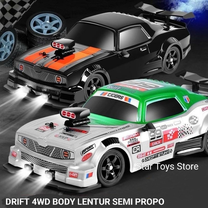 Jual mainan mobil drift stunt remote control 4wd signal 2,4ghz bisa ...
