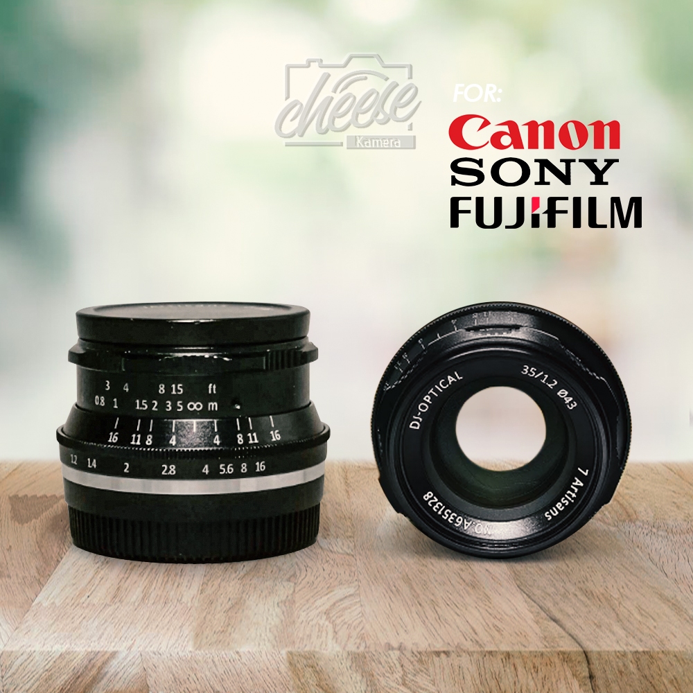 Jual LENSA FIX 7ARTISANS 35MM F1.2 FOR MIRRORLESS CANON SONY FUJIFILM ...