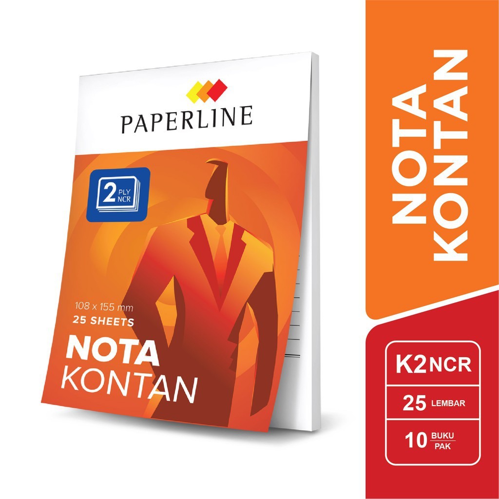 Jual Paperline Buku Nota Kontan 2Ply | Buku Nota Penjualan Paperline K2 ...