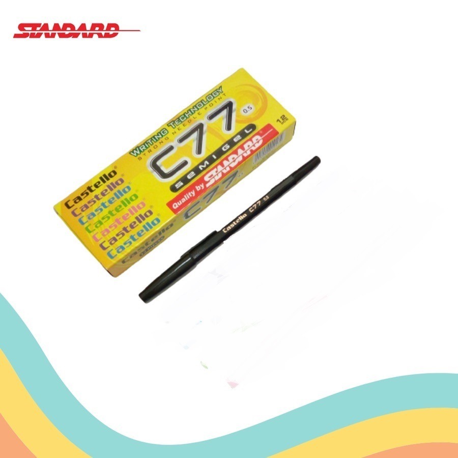 Jual [D] Pen Castello C77 (12Pcs) | Shopee Indonesia