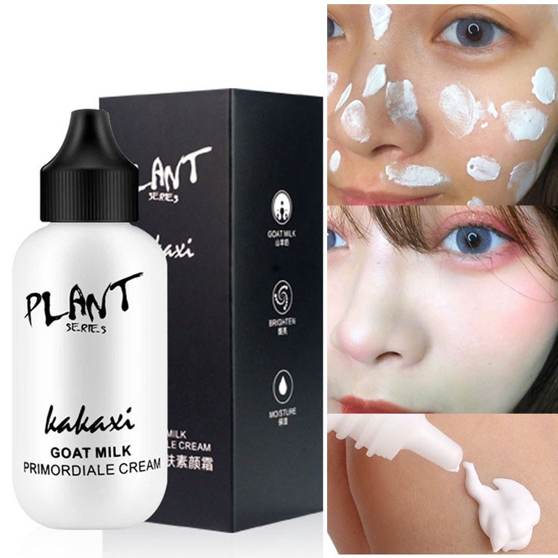 Jual Plant Series Kakaxi Goat Milk Cream Mencerahkan Wajah Menyamarkan ...