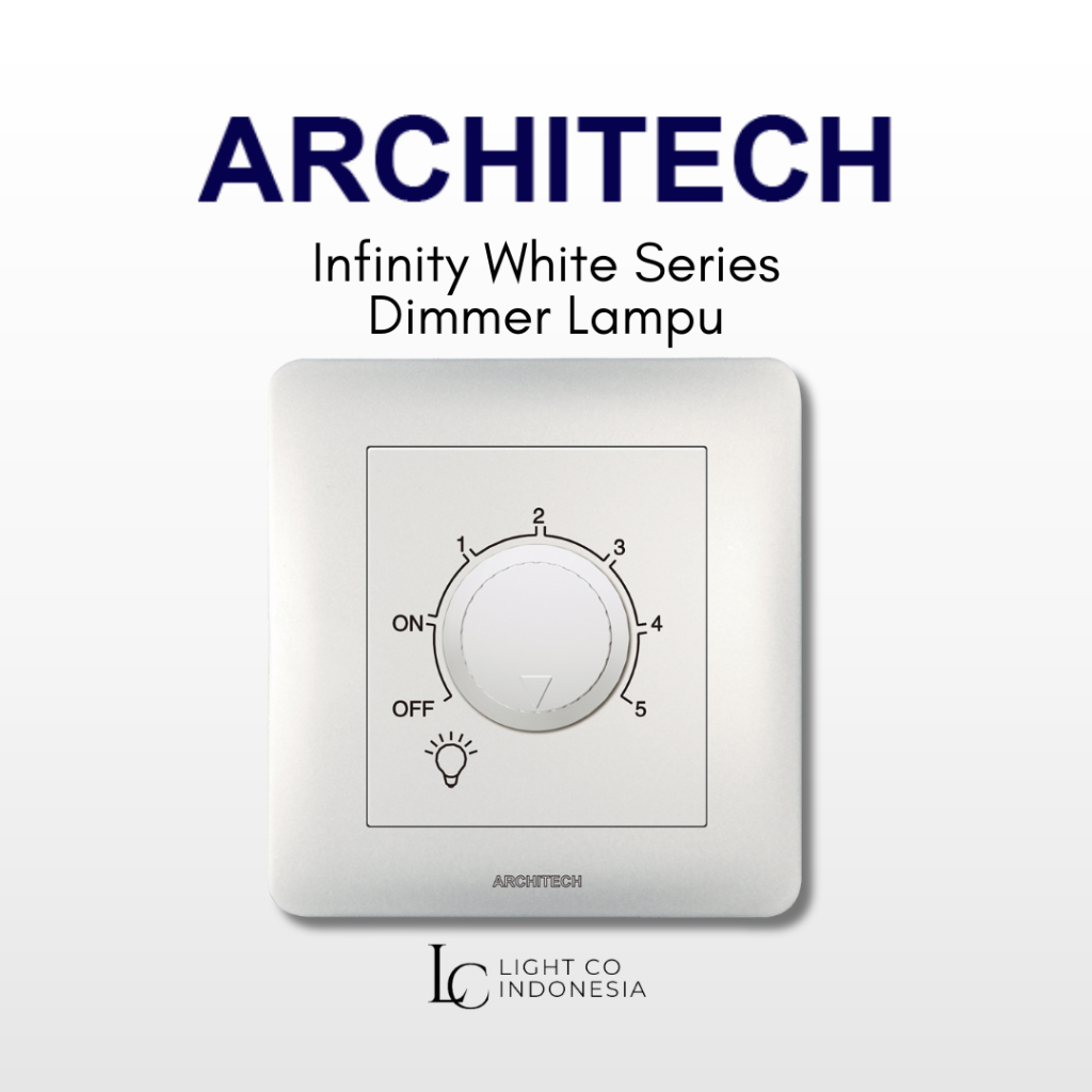 Jual [ LIGHTCO INDONESIA ] ARCHITECH INFINITY WHITE SERIES - DIMMER ...