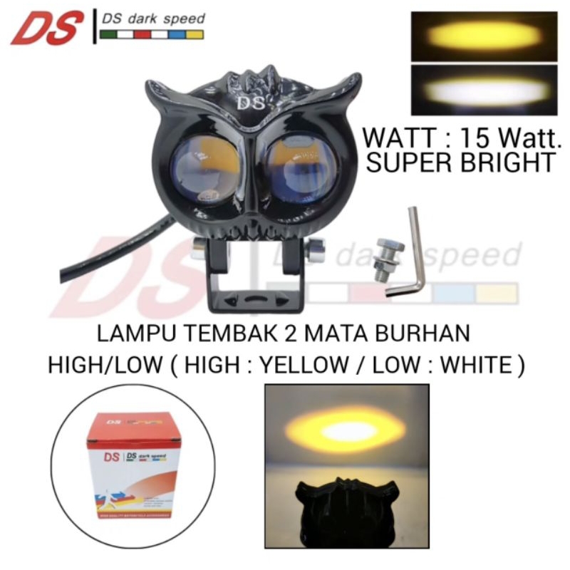 Jual LAMPU TEMBAK BURUNG HANTU MERK DARK SPEED | Shopee Indonesia