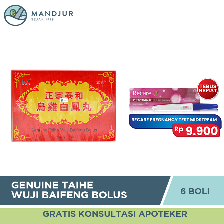 Jual Genuine Taihe Wuji Baifeng Bolus - Obat Kesuburan Wanita | Shopee ...